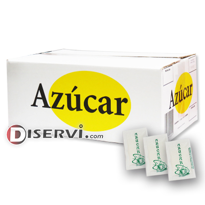 Caja azucar sobre (7gr) 1000 und. - Diservi.com | Distribuciones y servicio
