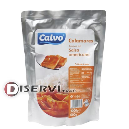 Calamares salsa Americana "CALVO" 600gr - Diservi.com | Distribuciones ...